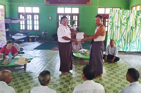 ဖြူးမြို့နယ်၊ တံခွန်တိုင်ကျေးရွာတွင် မြစိမ်း ရောင်စီမံကိန်း စတုတ္ထအကြိမ် ချေးငွေထုတ်ချေး