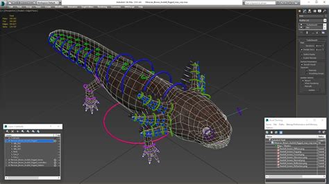 3d Model Mexican Brown Axolotl Rigged Turbosquid 2210064