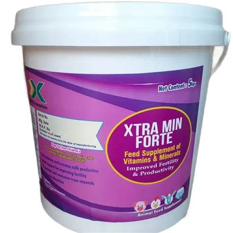 5 Kg Xtra Min Forte Mineral Mixture Efficacy Feed Preservatives At