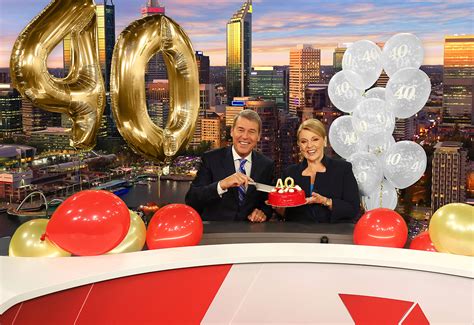 7news Perths Rick Ardon And Susannah Carr Celebrate 40 Year