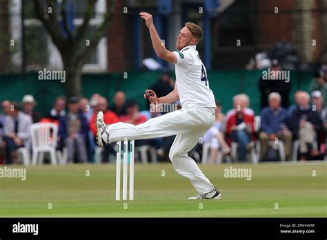Jamie Porter In Bowling Action For Essex During Surrey Ccc Vs Essex Ccc