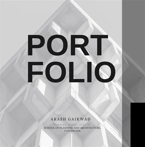 akash gaikwad architecture design portfolio spa vijayawada 2021 2024 by akash gaikwad