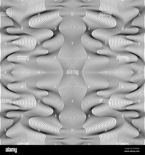 Vector abstract lines pattern. Waves background Stock Vector Image & Art - Alamy