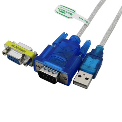 Usb To Rs232 Com Port Serial Port 9 Pin Db9 Cable Vicedeal