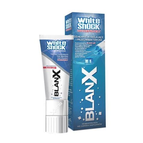 BLANX White Shock pasta do zębów 50ml + Blanx LED | cena, opinie ...