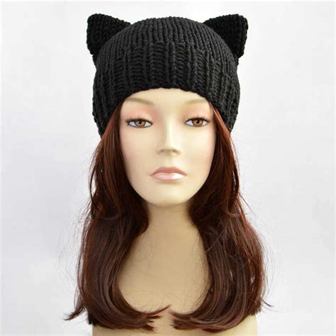 Knit Your Own Cute Cat Ear Beanie