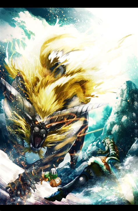 Monster Hunter Felyne Rajang And Enraged Rajang Monster Hunter