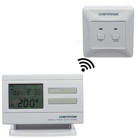 Buy Computherm Q7rf Wireless Programmable Room Thermostat Temperature Thermometer Portable
