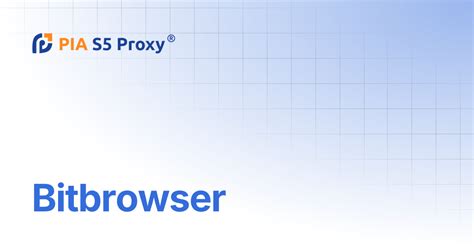 Bitbrowser PIA S5 Proxy