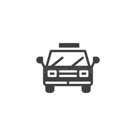 Vector Del Icono Del Taxi Ilustración Del Vector Ilustración De