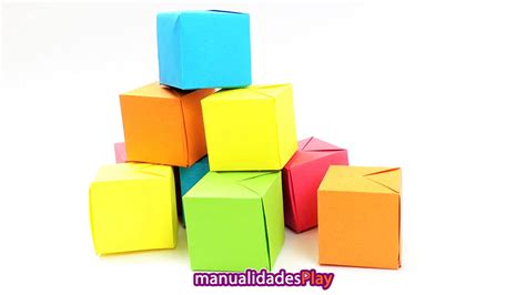 Cómo Hacer Un Cubo De Papel En Origami Manualidades Play