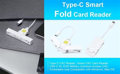 Amazon Com USB C CAC Reader USB C DOD Military USB Common Access CAC Card Reader Mini Fold
