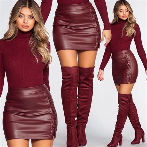 On Instagram ️restocked ️ The Charlie Lace Skirt In Burgundy Is Literally