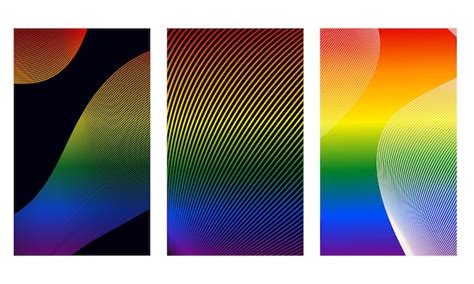 Premium Vector Rainbow Backgrounds For Pride Month Abstract Lgbt