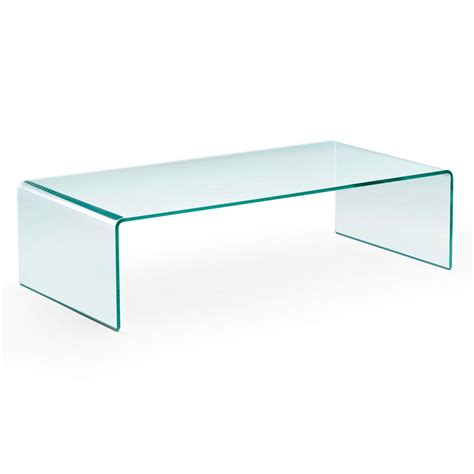 Curved Glass Coffee Tables Klarity Glass Furniture