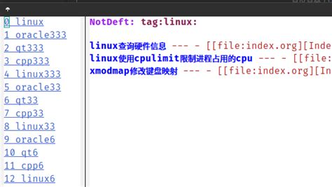 有没有基于orgmode文件的taglist插件？ org mode emacs china