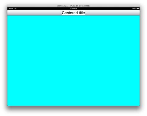 Ios UIBarButtonSystemItemFlexibleSpace Stack Overflow