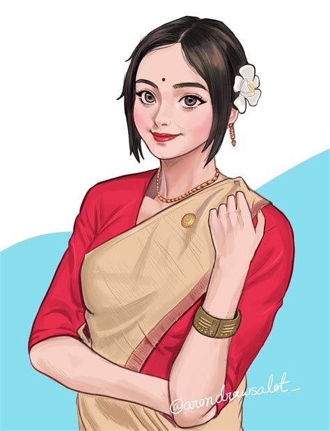 Not Ai Generated Anime Girl Art Rassam