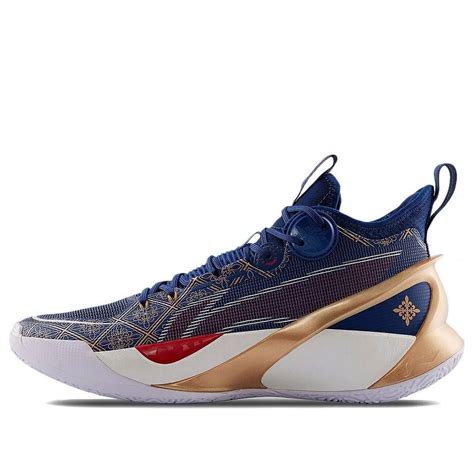 Li Ning Sonic 10 Ultra Mid Blue Gold Abas145 3