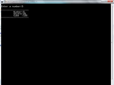 Code Box C Program To Print Square And Cube Of Any Number In C