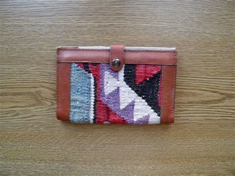 Hand Woven Vintage Turkish Kilim Wallet Folder Etsy