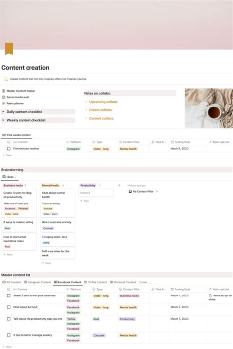 Notion Business Planner Notion Template Business Planner Notion