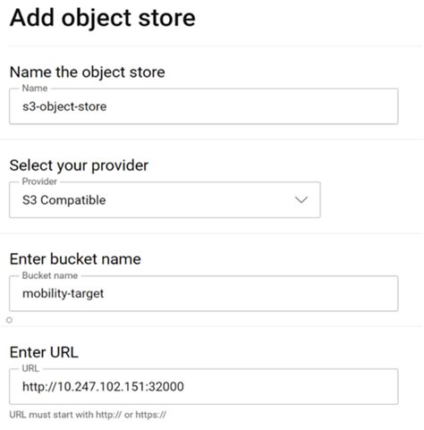 Adding An Object Store Apex Navigator For Kubernetes A Technical