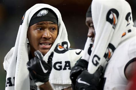Devonta Smith Voices Displeasure Aj Brown Declines To Comment After