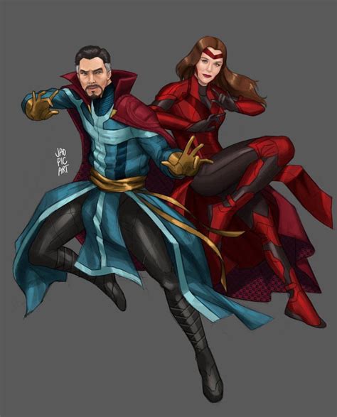 Mcu Scarlet Witchdoctor Strange By Jao Picart By Tytorthebarbarian On