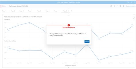 Unable To Export The Pdf File Sas Support Communities