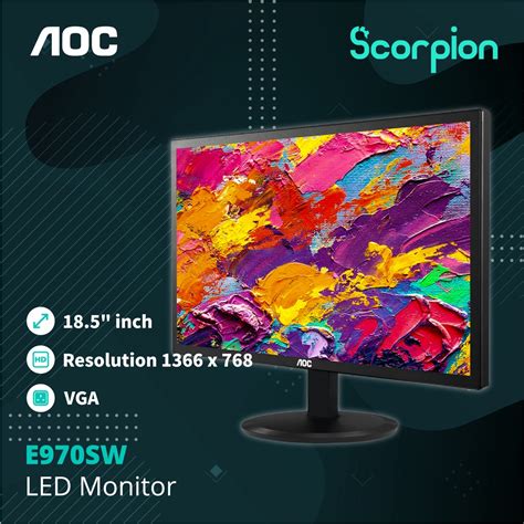AOC E970SW LED Monitor Shopee Malaysia