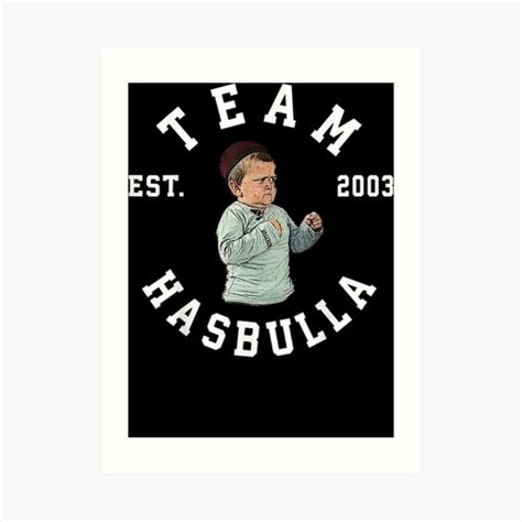 Hasbulla Team Mma Hasbulla Fight Meme Art Print By Sales85 Redbubble