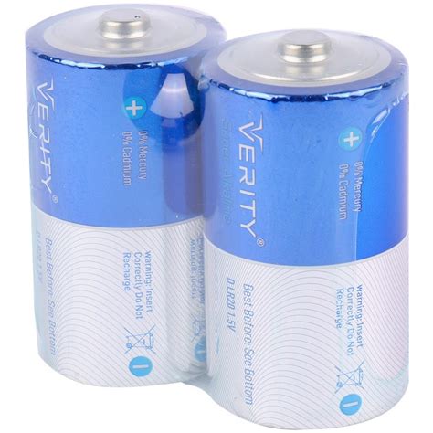 خرید باتری دوتایی بزرگ شرینک Verity Super Alkaline Lr20