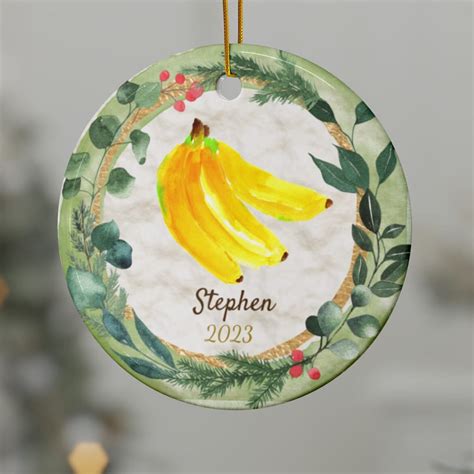 Banana Ornament Ornament Banana Christmas T Banana T Banana