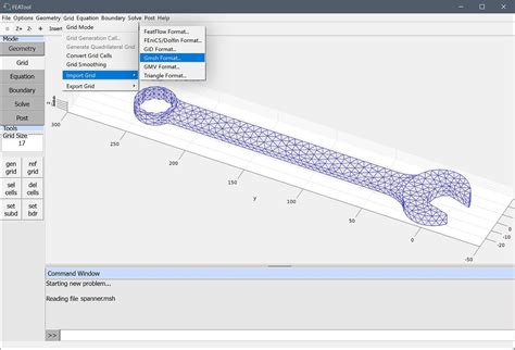 automatic 2d and 3d fem mesh and grid generation using gmsh
