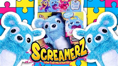 Screamerz Babbling Bear Prank Plush Toy Unboxing And Review Youtube