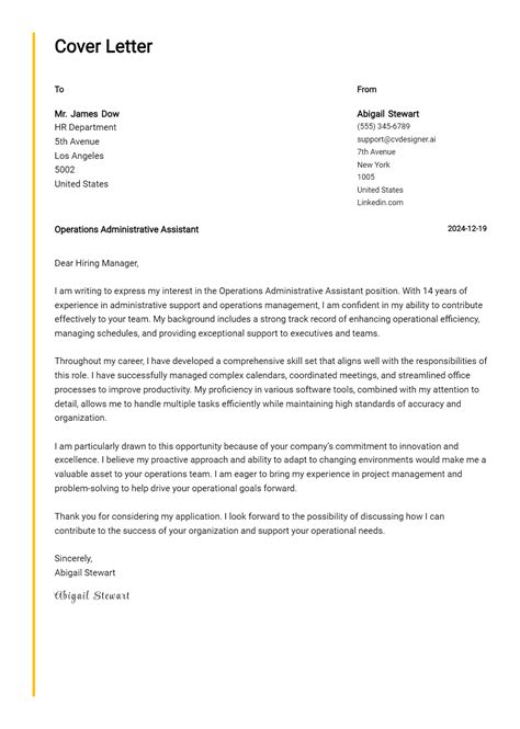 25 Virtual Assistant Cover Letter Examples And Templates For 2025 Resumedesignai