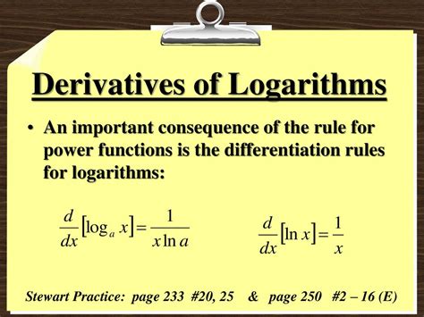 Logarithmic Differentiation Ppt Download