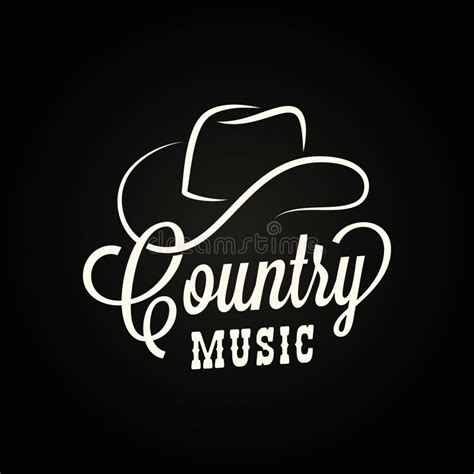 Country Western Musiceps Stock Vector Illustration Of Logo 23986846