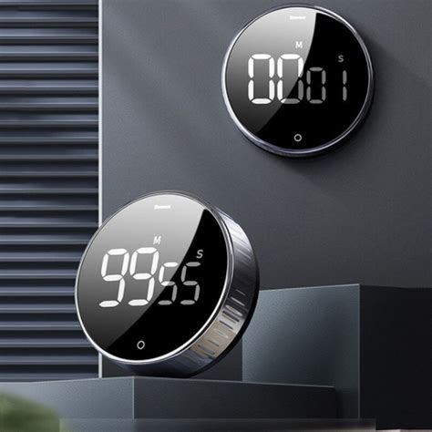 Magnetic Digital Timers Manual Countdown Kitchen T Grandado