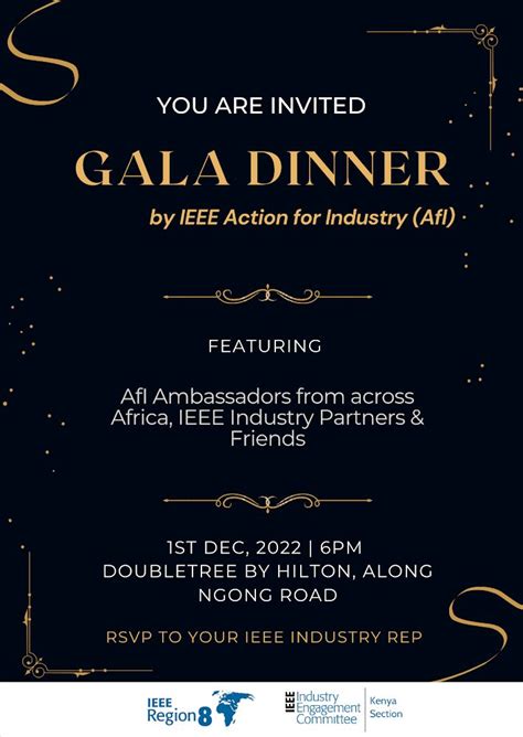 Gala Dinner By Ieee Action For Industry Vtools Events Vtools Ieee