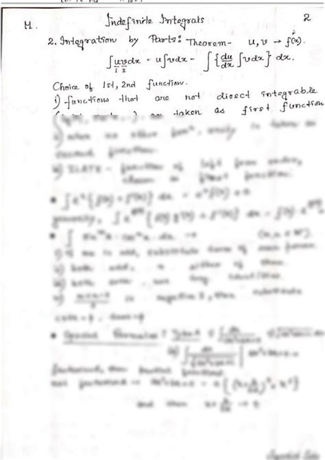 Solution Indefinite Integration Class 11 12 Mathematics Notes In Pdf