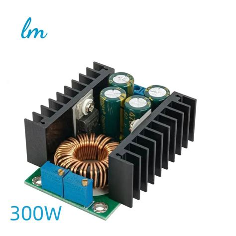 Преобразователь напряжения понижающий Dc Dc импульсный регулируемый 7 32 В 10А стабилизатор