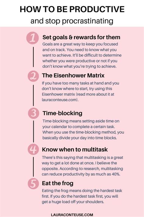 Unlock Your Productivity Potential 10 Tips For Success 🚀💪 1 Set Clear Goals Define Your