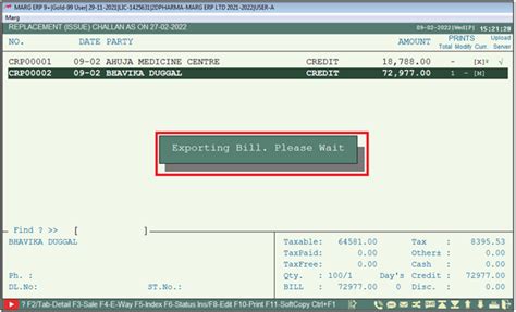 How To Export Selected Replacement Issue Challan In Excel Format In Marg Software