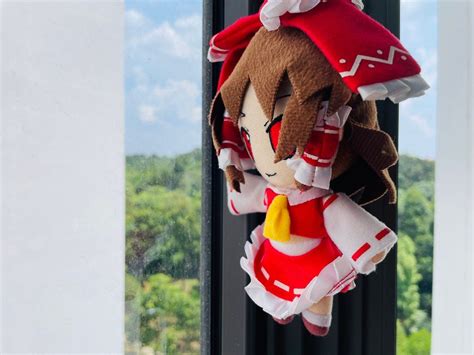 Touhou Project Hakurei Reimu Plushie Hobbies And Toys Toys And Games On