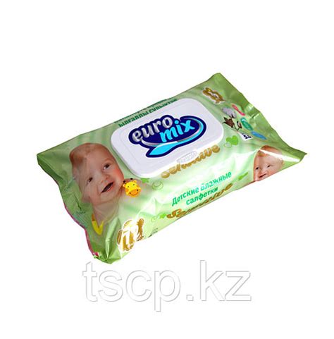 Влажная салфетка Euromix 72шт (id 107438246)