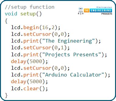Simple Arduino Calculator The Engineering Projects