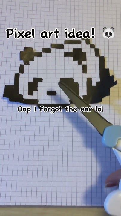 Pixel Art Idea 🐼 Pixelarr Cute Panda Youtube