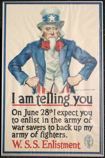 Vintage Jm Flagg Uncle Sam Enlistment Poster